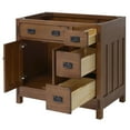 Sagehill Designs American Craftsman 36" Bathroom Vanity Base, Rustic ...