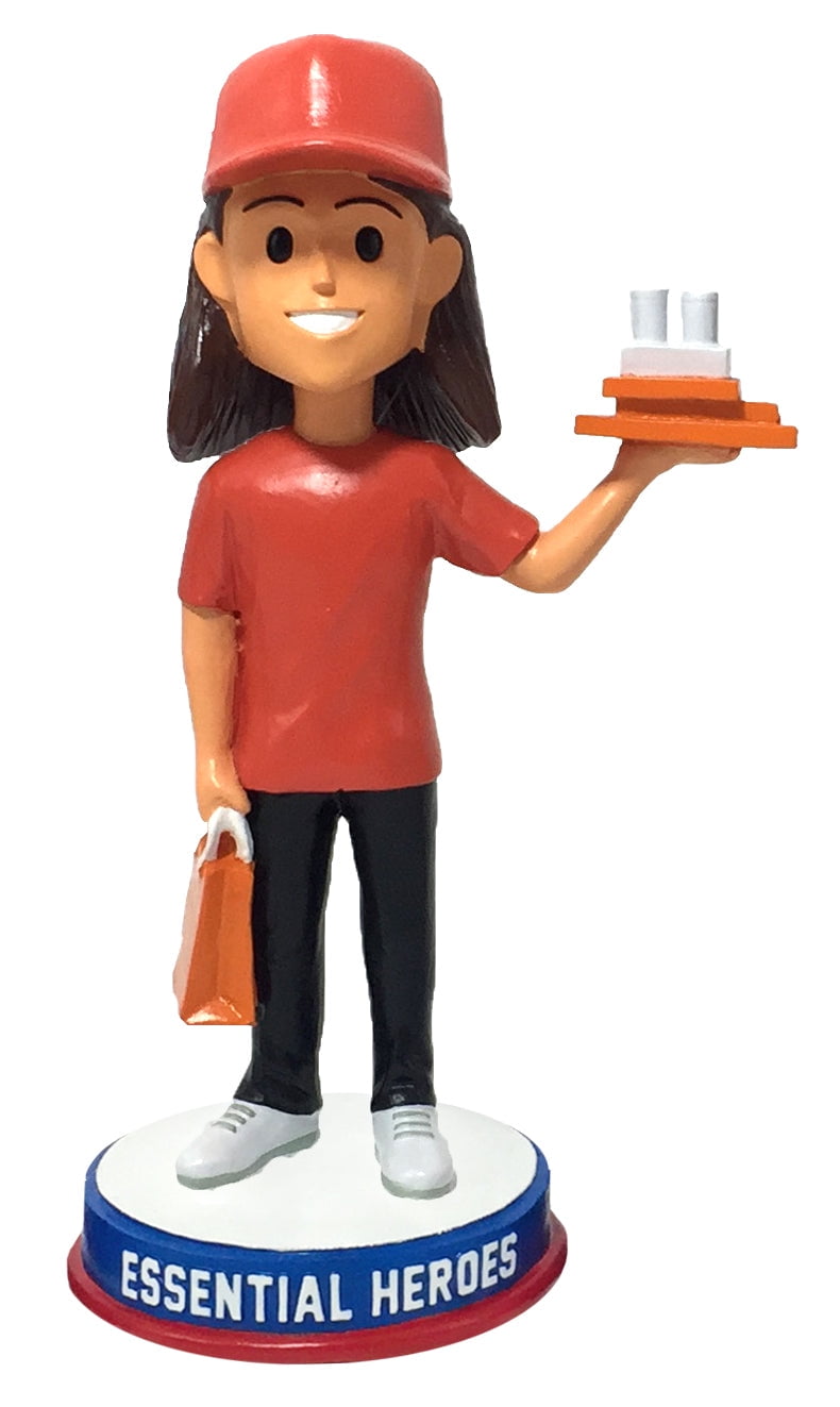 Restaurant Take Out Food Delivery Essential Heroes Bobblehead Female ...