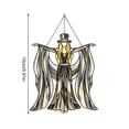 Boho Dancing Lady Acrylic Window Hanging – Gothic Mystical Woman Sun ...