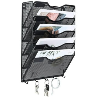 Over The Door File Organizer 6 Pocket Hanging File Folder Document Wall ...