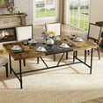 70.8 inch Large Dining Table for Six, Kitchen Dining Room Table ...