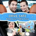 Ludolm Baby Car Seat Toy Bar, Rear Facing Musical Toys with Rattle ...
