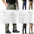 Bpyeka Men's Outdoor Tactical Cargo Pants, Waterproof Abrasion ...