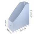 Document File Organizer Plastic Magazine Letter Holder Box