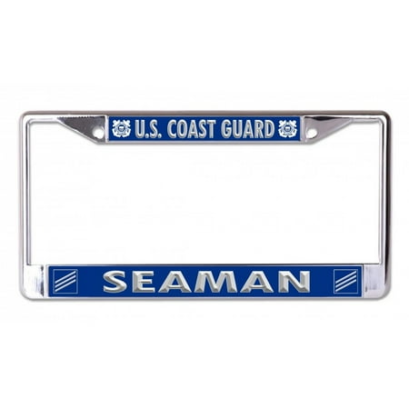 U.S. Coast Guard Seaman Chrome License Plate Frame | Walmart Canada