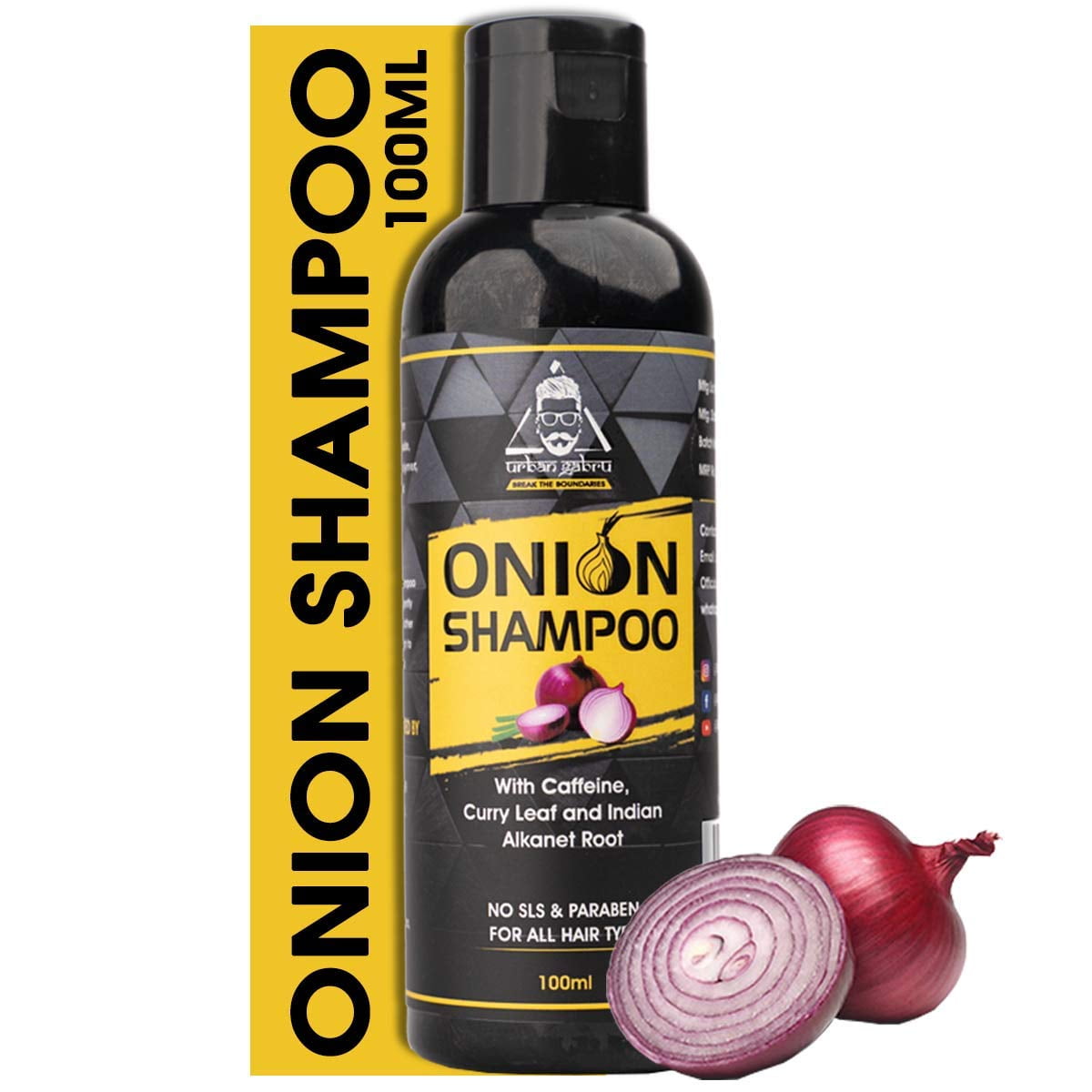 Click here for Urbangabru Onion Shampoo 100ml For Hairfall Contro... prices