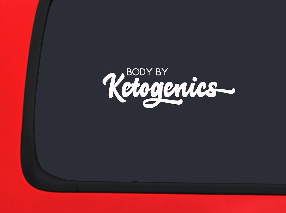 Car Sticker Body By Ketogenic Diet Lifestyle Health Fitness Car Window ...
