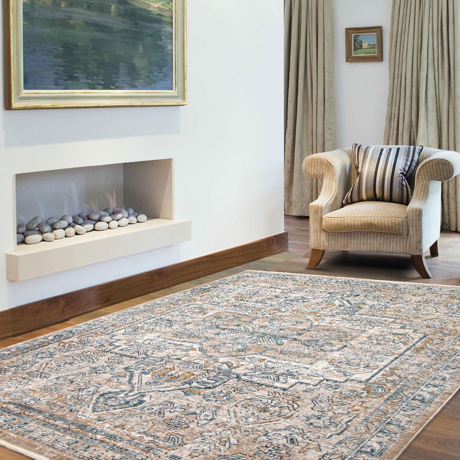 Click here for Ecarpet Traditional Distressed Ultra Soft Area Rug... prices
