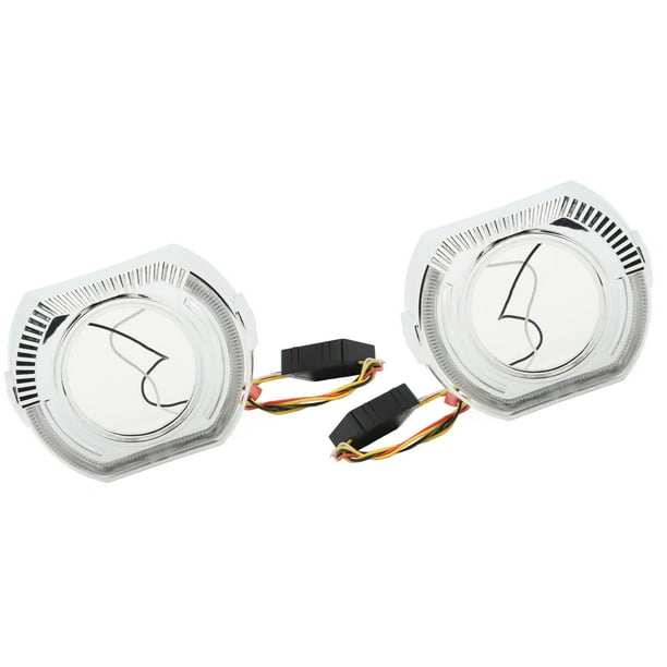 LED Angel Eyes Halo DRL Bisel Shrouds 12V 5W Para 3 Pulgadas Bi Xenon ...