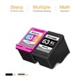 E-Z Ink 63XL Replacement Ink Cartridge for HP Officejet & Envy Printers ...