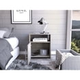 Black - One Shelf Design - Bedroom Nightstand - Efficient Space ...
