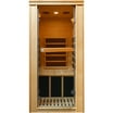 OUTEXER Saunas 1 Person Infrared Sauna, Home Sauna 900W European Spruce Wood Home Spa Room ...