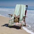 Autua Easter Rabbit Flowers Bunny Pattern Soft Highly Absorbent Guest ...