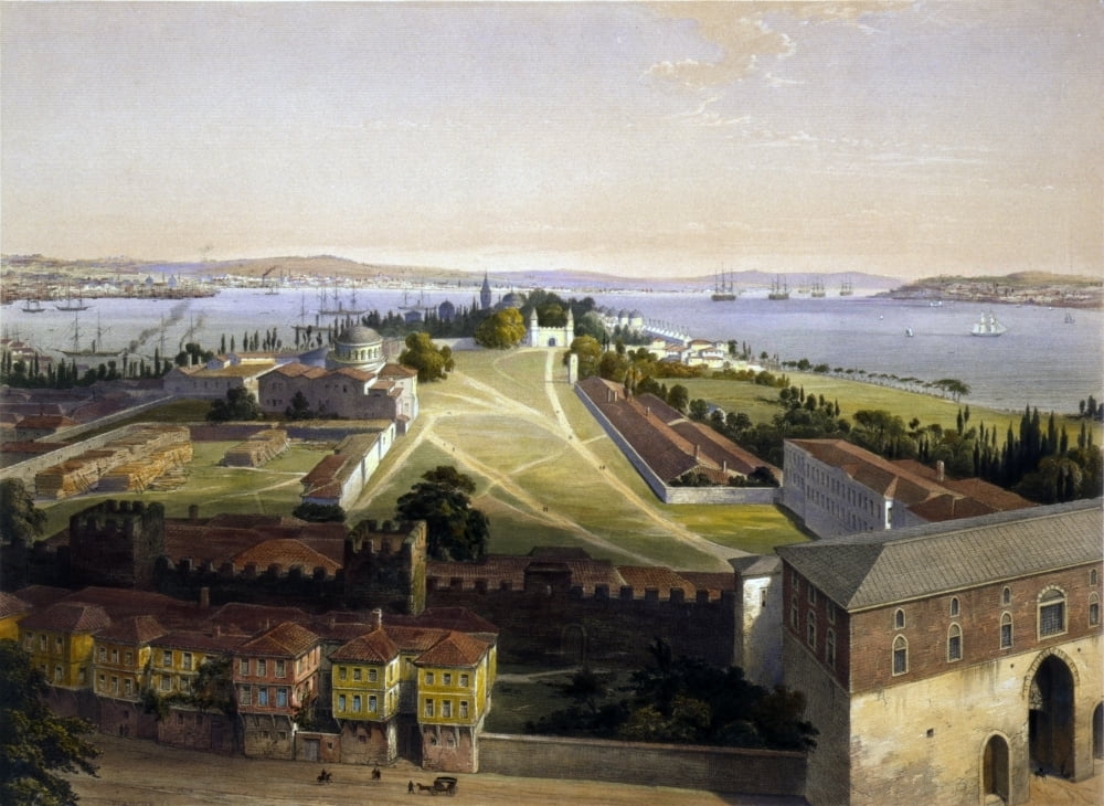 Panorama Of Constantinople History (36 x 24) - Walmart.com - Walmart.com