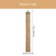 BESTYASH 2Pcs Sturdy Wooden Bird Stand Light Brown Parrot Perch with ...