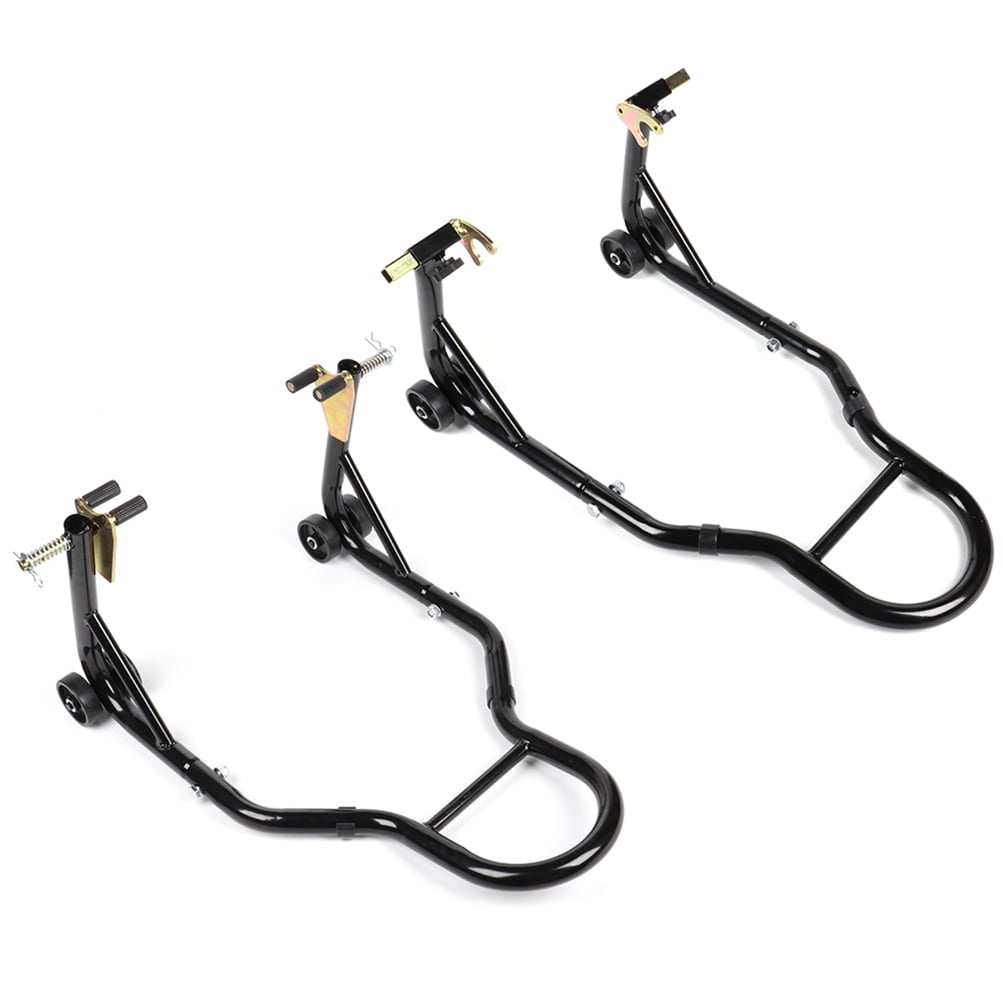 ECCPP Sport Bike Motorcycle Front + Rear Wheel Swingarm Spool Paddock ...