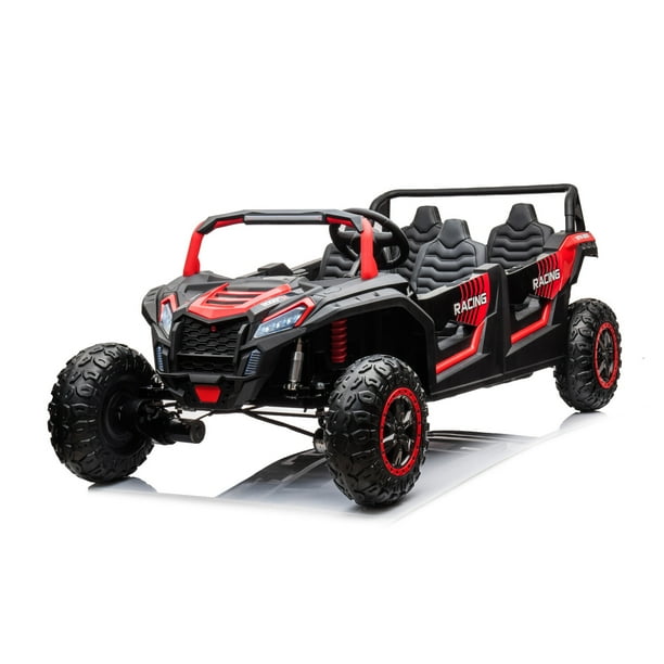 212 Main A033RED 4 x 4 in. 24V Freddo Dune Buggy 4 Seater Big Ride On ...