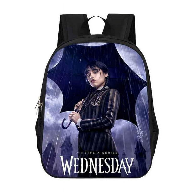 Wednesday Addams Wednesday Addams Wednesday Backpack For Kids,Preschool ...