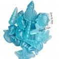 Beforeyayn Colorful Glow Seashell Decor, Luminous Sea Figurines for ...