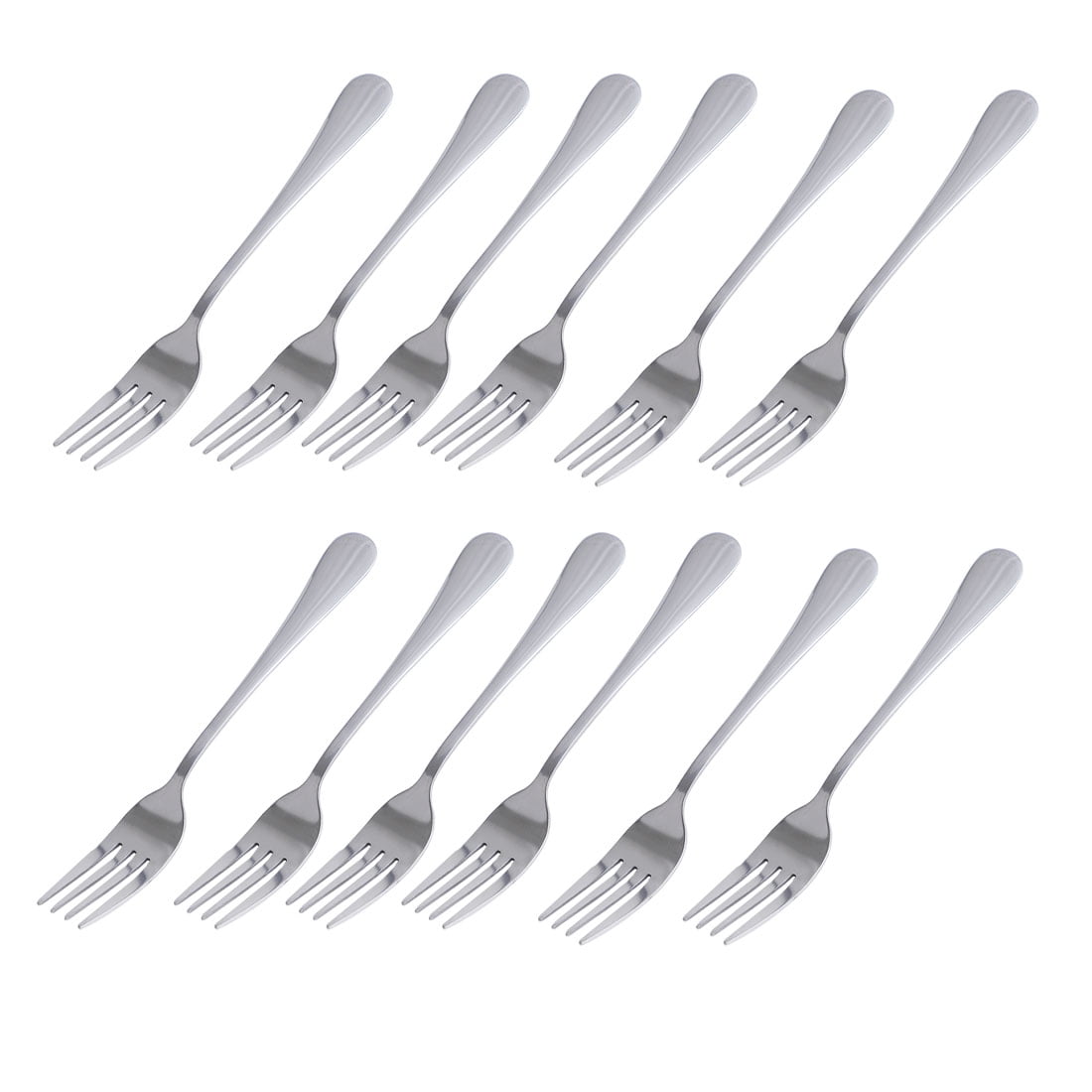 Kitchen Stainless Steel Meat Salad Food Fork Silver Tone 19cm Length ...