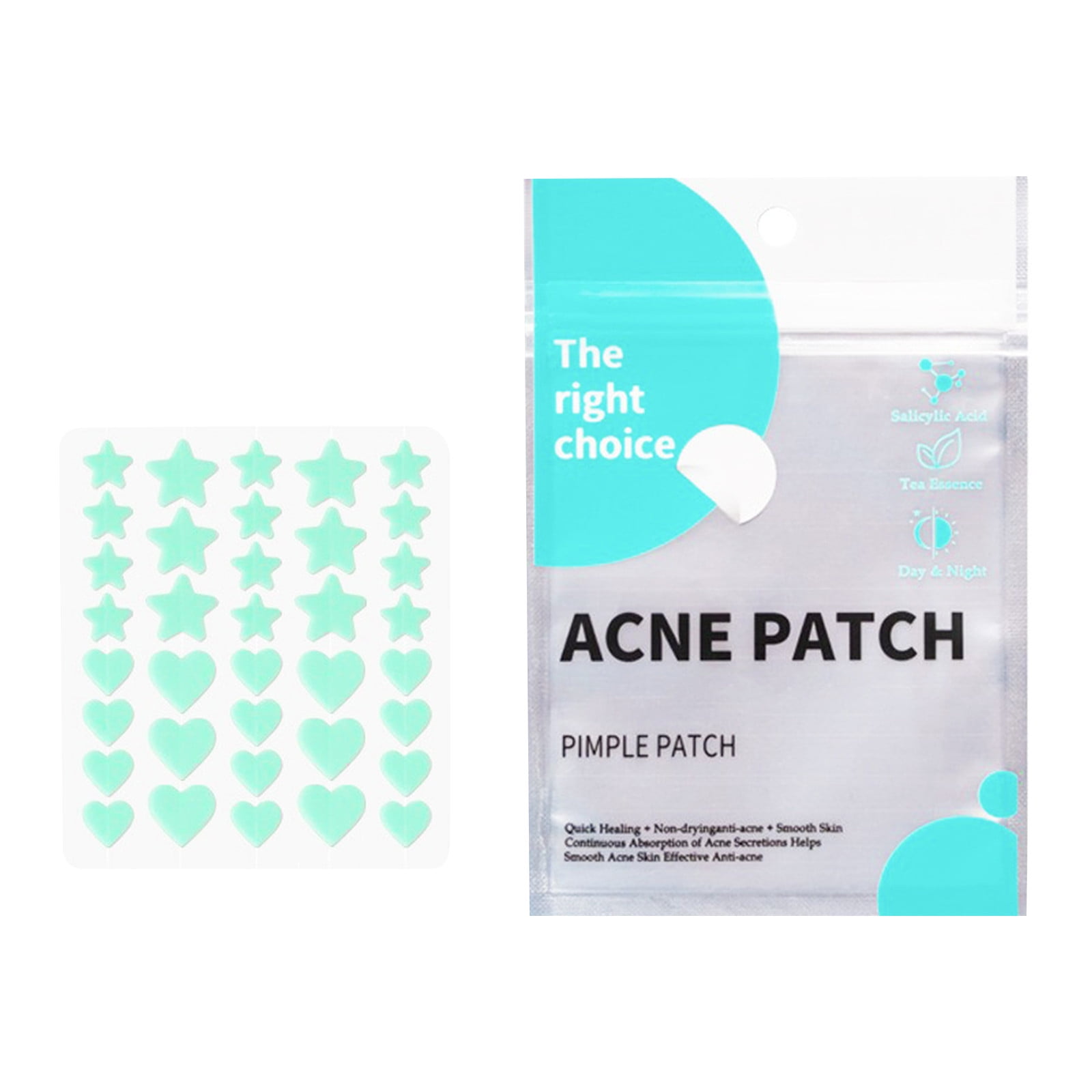 Parches para el acné Parche para el acné Aceite salicílico Visible ...
