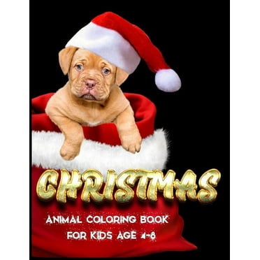 Christmas Animals Coloring Books: Animal Illustration and Heart Warming ...