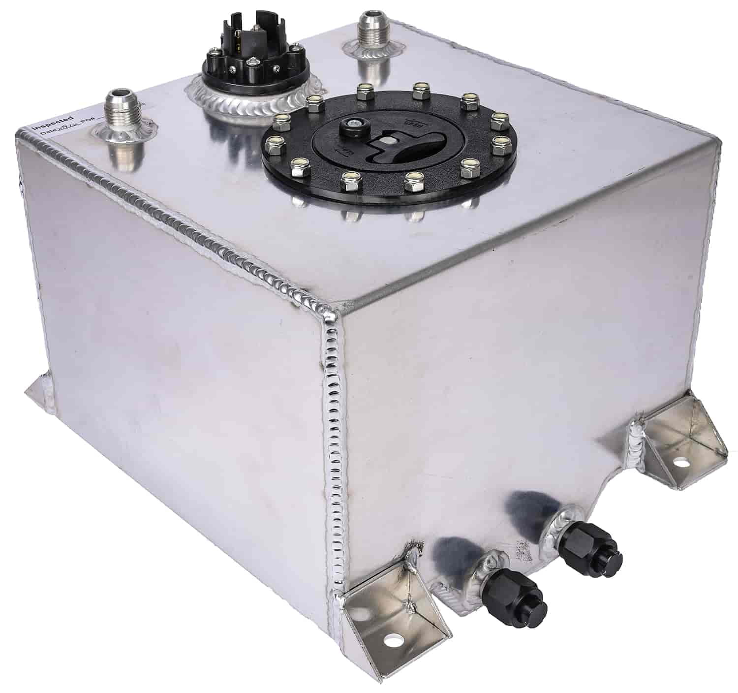 JEGS 15329 Fuel Cell w/ Sending Unit 5-Gallon Capacity 12 in. L x 12 in ...