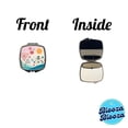 Abstract Geometric Shapes Retro Travel Makeup Handbag Purse Small ...
