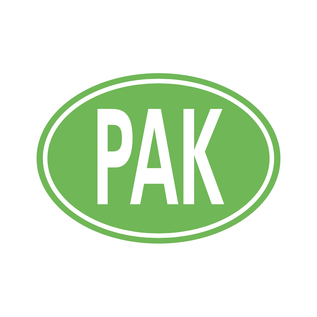 Pakistan Oval Sticker Decal Die Cut - Self Adhesive Vinyl ...