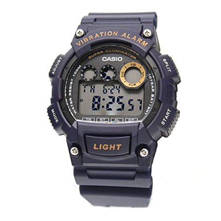 Casio Mens Light Navy Blue Resin Digital | Walmart Canada
