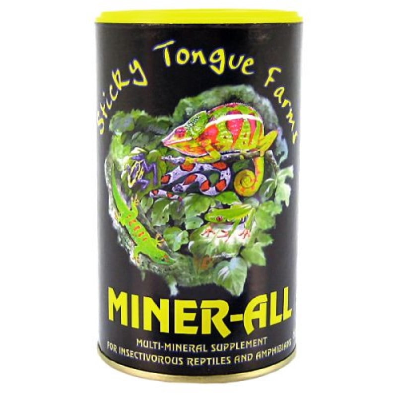 Sticky Tongue Farms Miner-All Calcium Supplement for Indoor Reptiles 6 ...