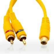Rca Ah25r Rca Y-adapter (1 Male To 2 Females) - Walmart.com
