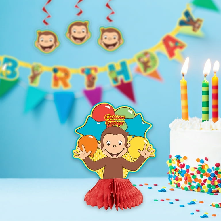 Curious George Happy Birthday Banner