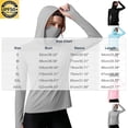 Craaazy Women's Long Sleeve Hoodies Solid Color Sun Protection Pullover ...