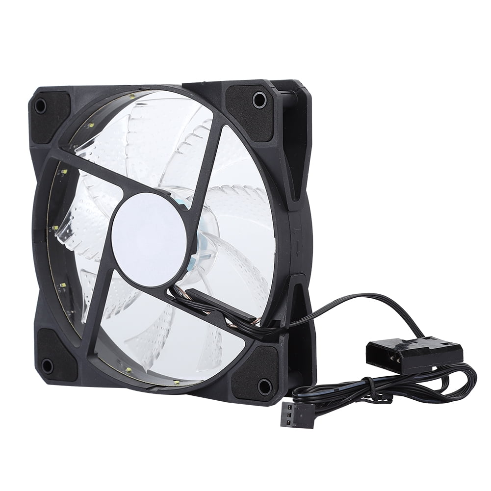 LED Streamer ABS Computer Cooler Small Noise PC Cooling Fan 50000 Hours ...