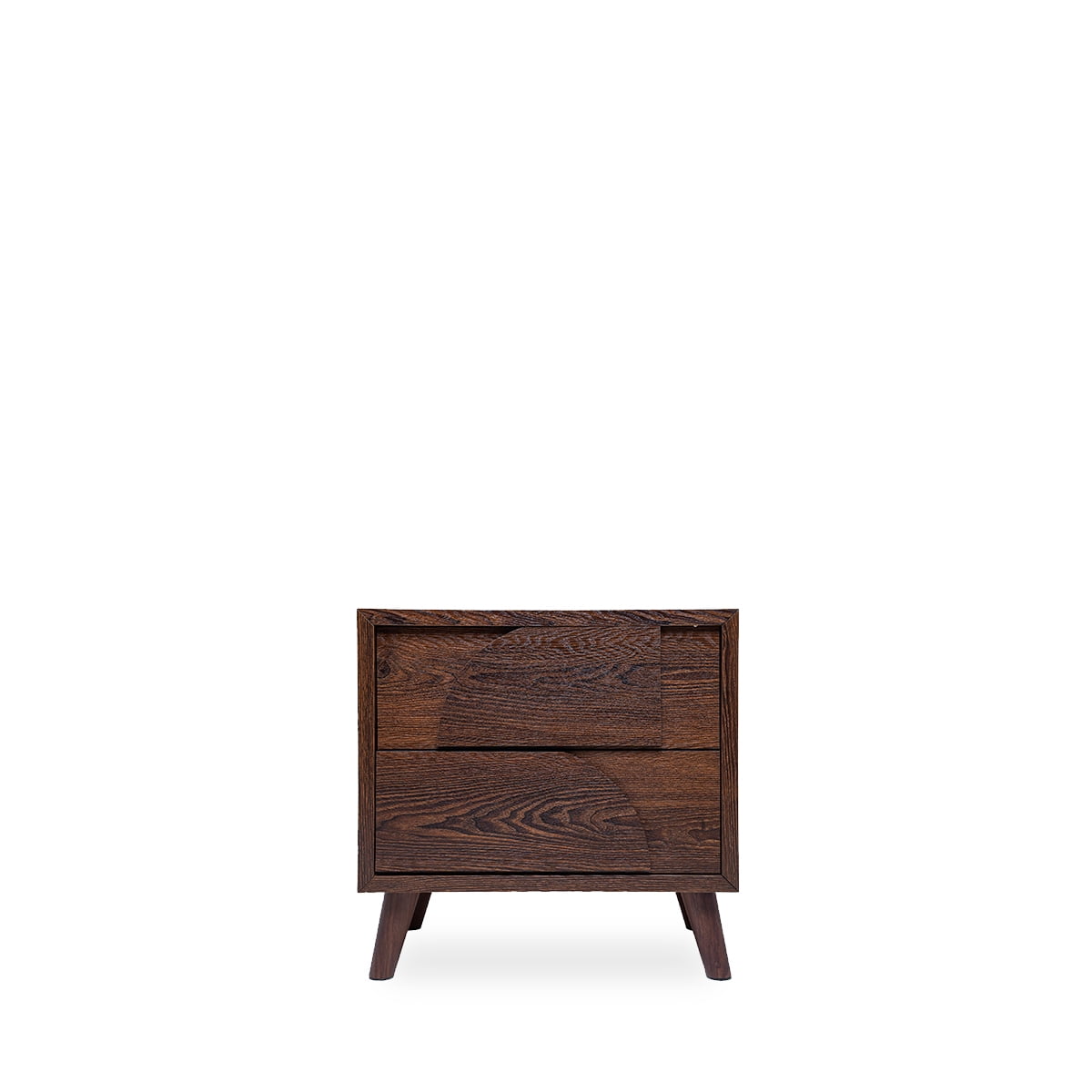 Buró ALTEREGO DESIGN Color Nogal con 2 Cajones con Relieve y Estructura ...