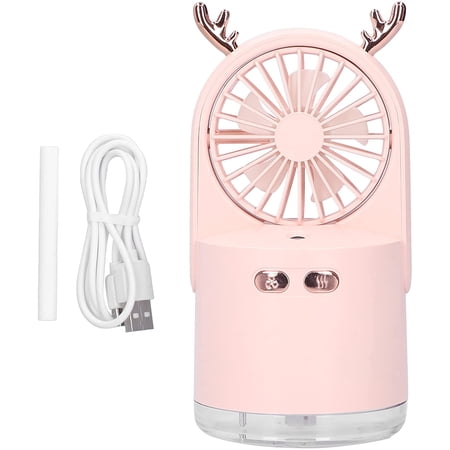 Mist Spray Fan,2 in 1 USB Charging Spray Fan Home Office Portable Skin ...