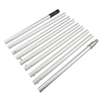 3.8-12 FT Telescopic Extension Pole - Adjustable Aluminum Cleaning Pole ...