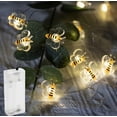 1 PCS Bee String Lights - Cute LED Fairy Lights for Home Decor, Battery ...