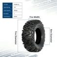 6-Ply Heavy Duty Tubeless ATV/UTV All-Terrain Tires Set of 2 – Superior ...