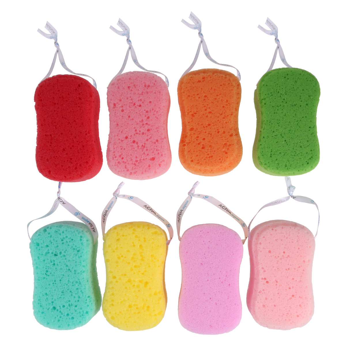 8pcs Simple Shape Bath Sponges Bath Scrubbers Bathing Accessories for ...
