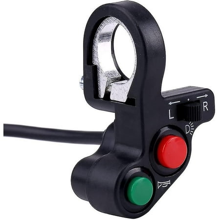 Handlebar Switch Motorcycle Handlebar Turn Signal Light Switch1pc-black ...