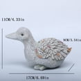 AOOOWER Resin Duck Figurines Funny Animal Sculptures for Home Office ...