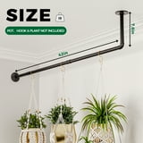 Bamworld L-Shaped Hanging Planters for Indoor Plants Plant Hanger for ...