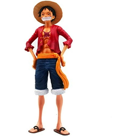 Freshwater Anime Figure One Piece Luffy Figure,Straw Hat Monkey Smiling ...