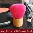 ANXPTIME Anti-static Wooden Handle Soft Squirrel Hair Record Cleaning ...