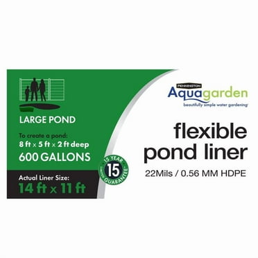 Algreen Outdoor Garden Fish Pond Liner, Avonlea Rigid Preformed 33 ...