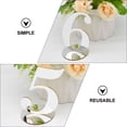 BESTYASH 10Pcs Plated Silver Acrylic Table Number Signs for Wedding ...