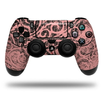 Skin Wrap for Sony PS4 Dualshock Controller Ripped Colors Hot Pink Neon ...