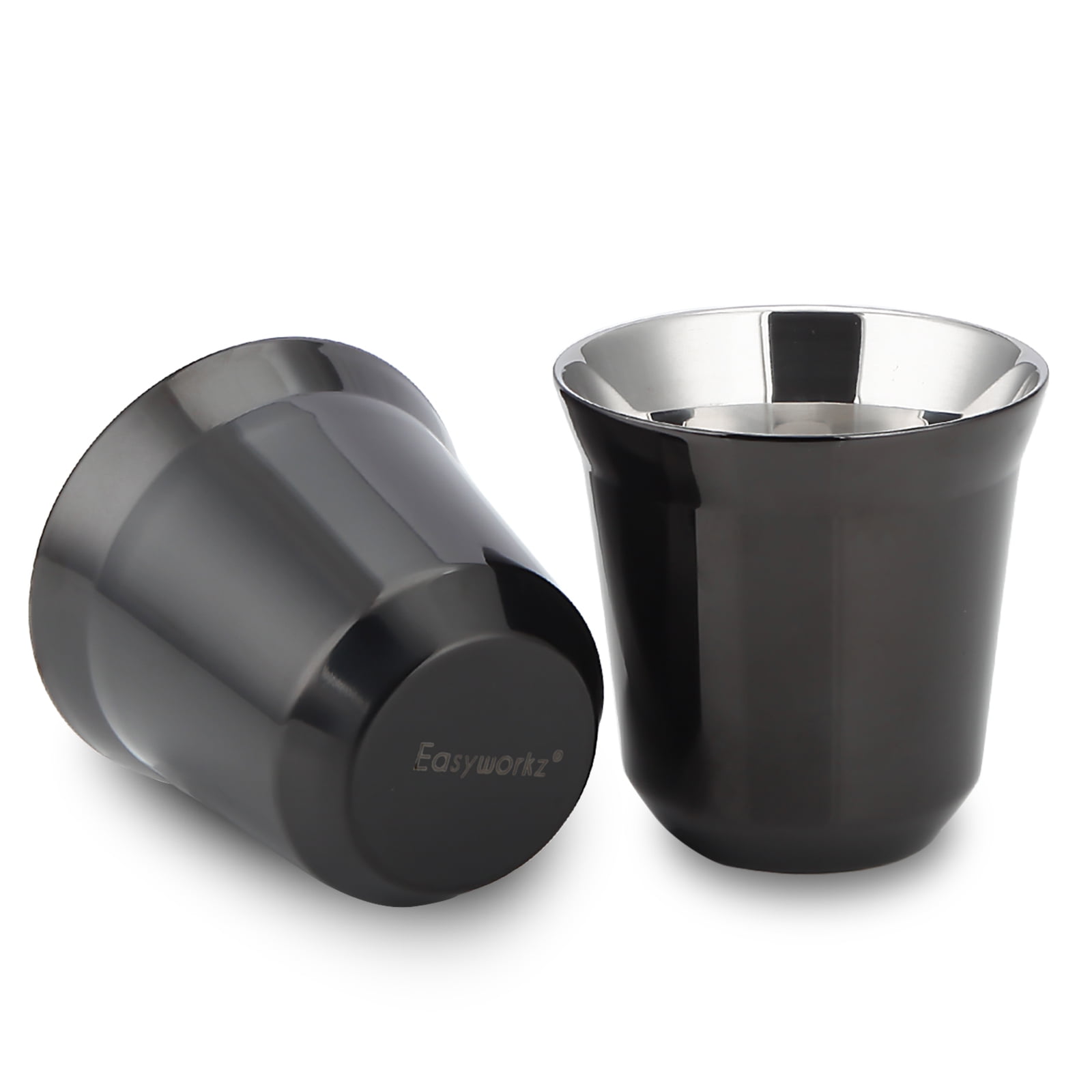 Click here for Easyworkz Stainless Steel Espresso Cup 2.5 Oz Blac... prices